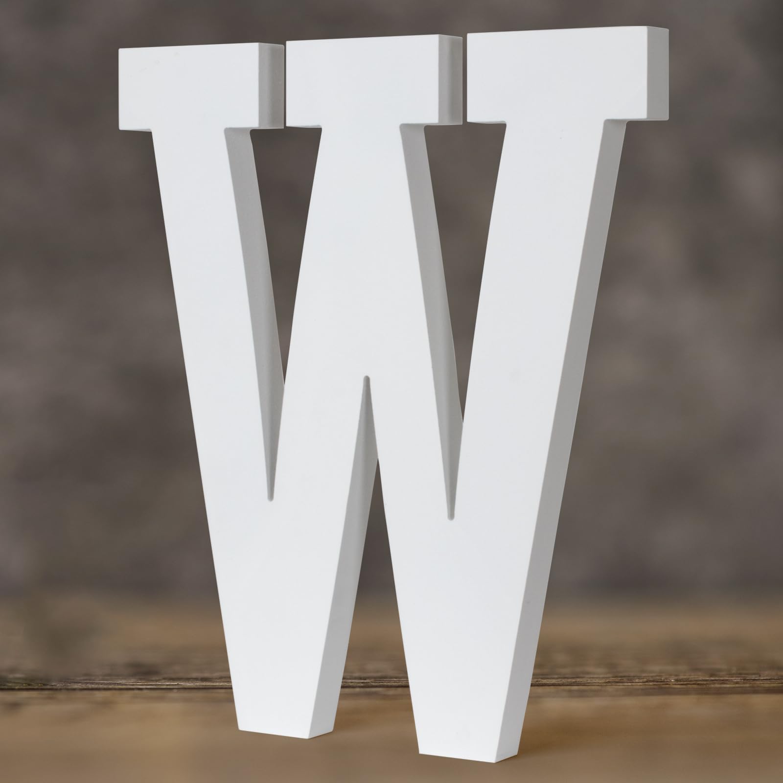 Snapklik.com : 15 Inch White Wood Letters, Extra Large Unfinished ...