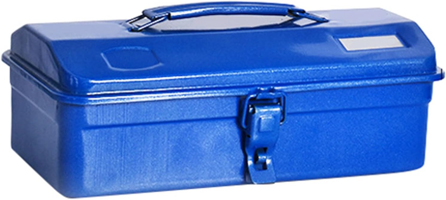 Thickened Iron Case Metal Tool Box, Large Capacity Portable Toolbox ...