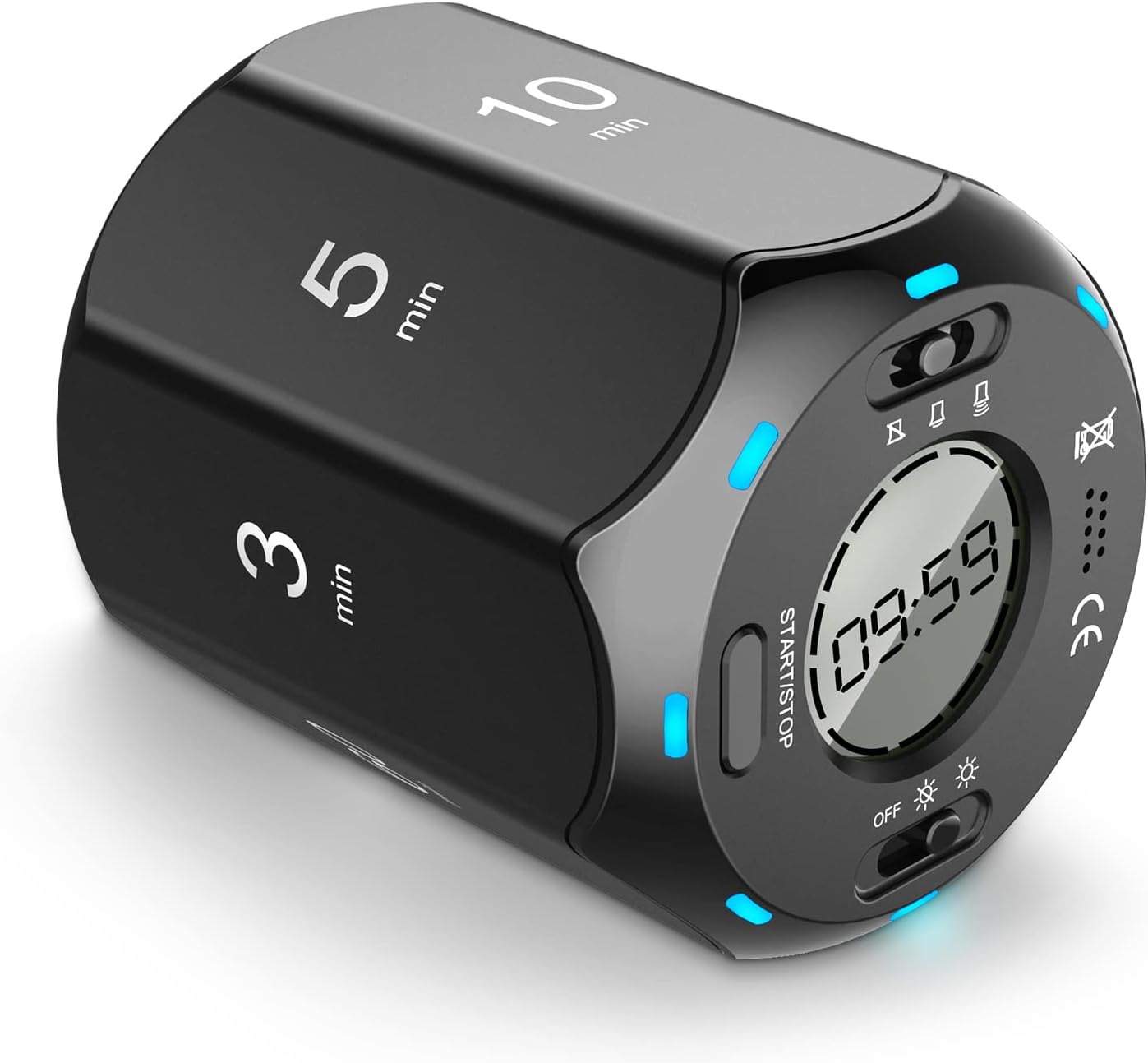 Amazon.com: Pomodoro Timer, 8 Sides Visual Magnetic Timer, Digital Cube Flip Timer, Countdown ...