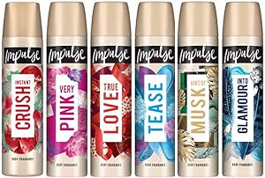 Impulse Variety Bundle Set Body Fragrance Spray 75ml (4 Pack - Random ...