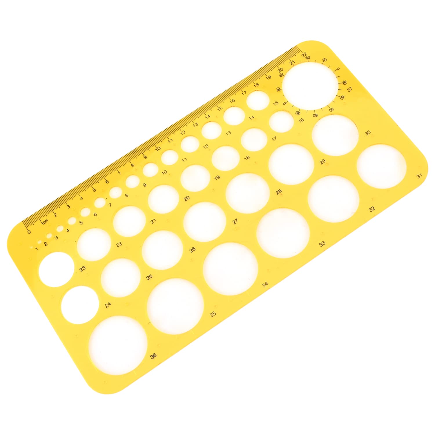 Buy Utoolmart 010 Drafting Templates Plastic Drafting Geometric Ruler ...