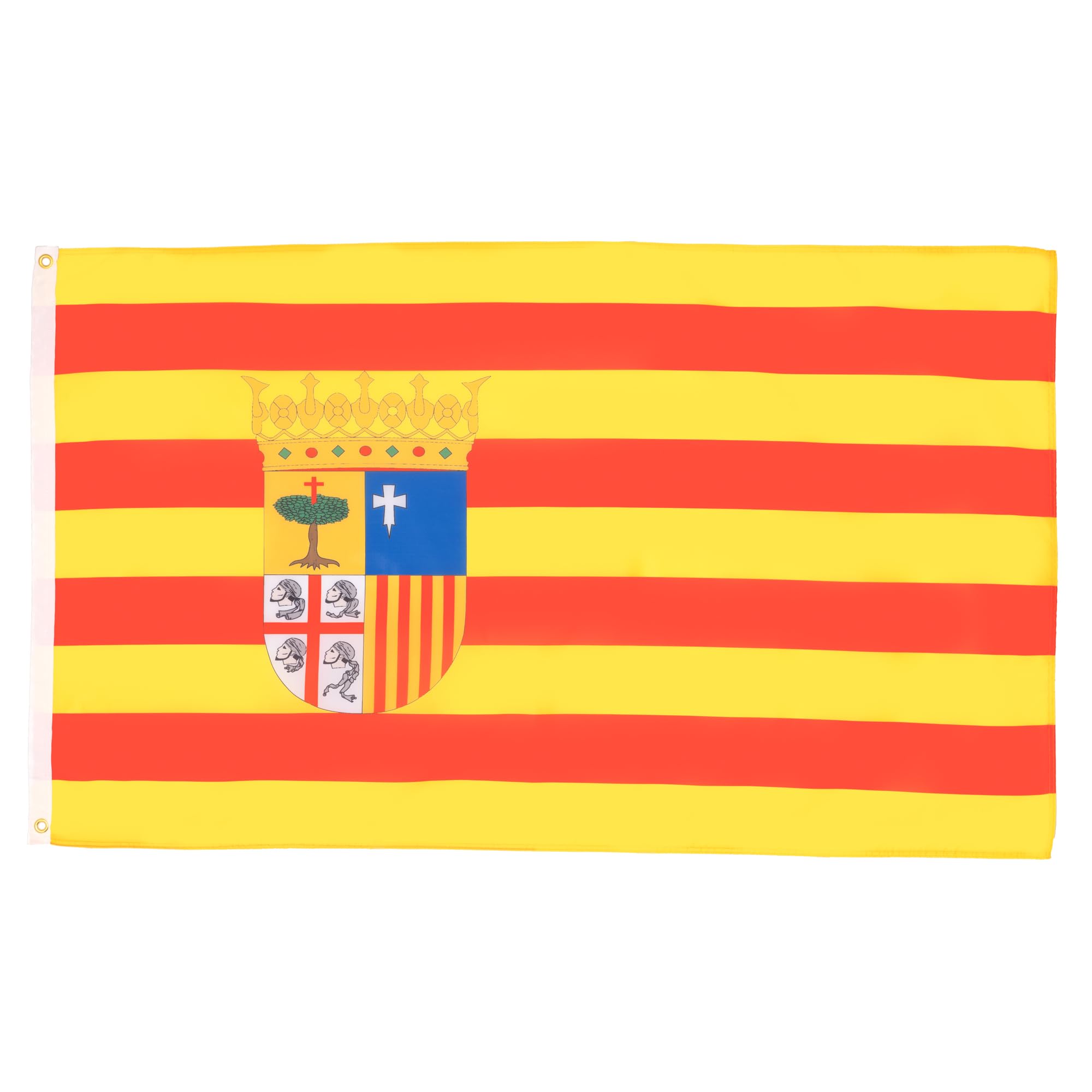 Amazon.com : AZ FLAG - Aragon Flag - 3x5 Ft - 100D Polyester Spanish ...