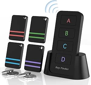 Amazon.com: Remote Control Finder, Pack of 4 Find My Keys Device ...