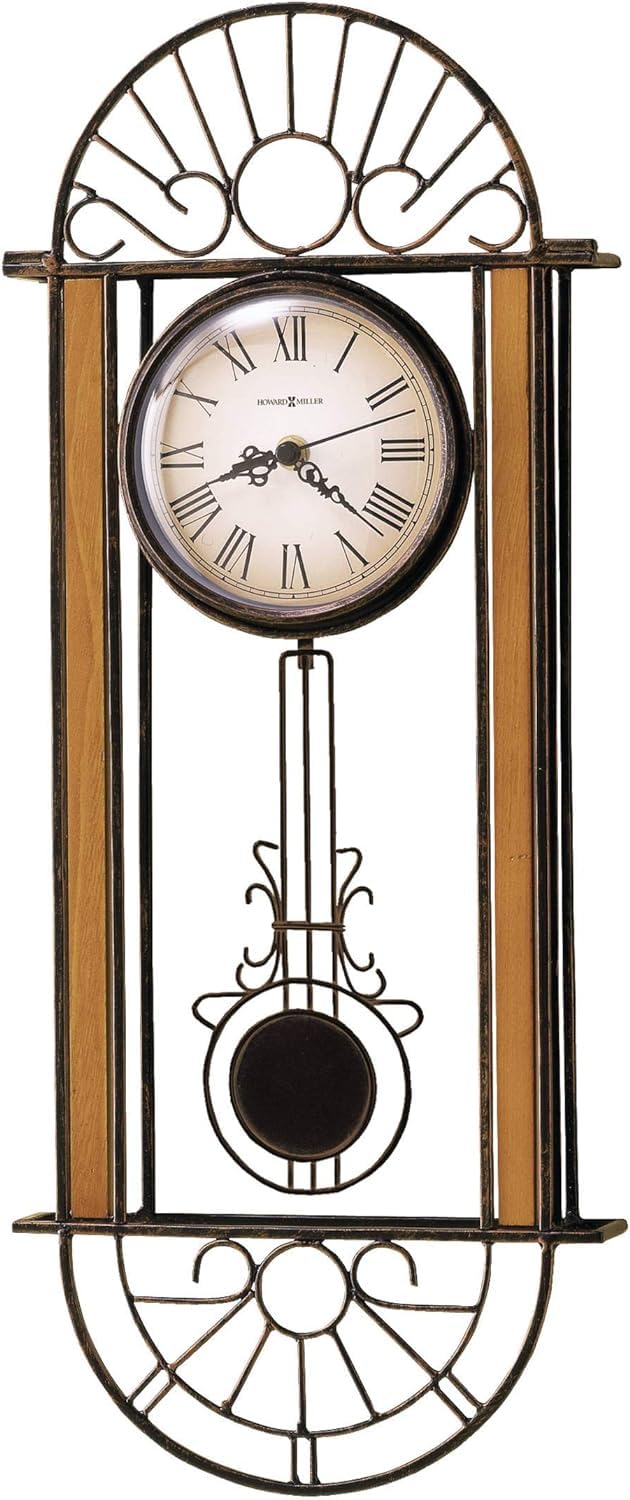 Amazon.com: Howard Miller Lincoln Wall-Clocks II, Wrought Iron : Home ...
