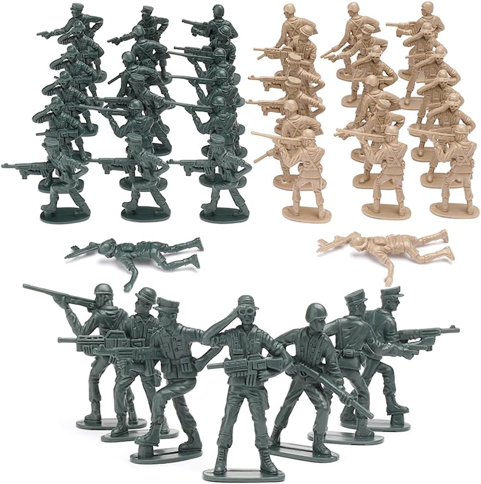 Amazon.com: ViiKONDO Army Men Toy Military Action Figure 2.5'' Big ...