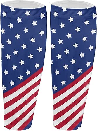 FUSURIRE Non-slip Leg Compression Sleeve Calf Compression Sleeves Set ...