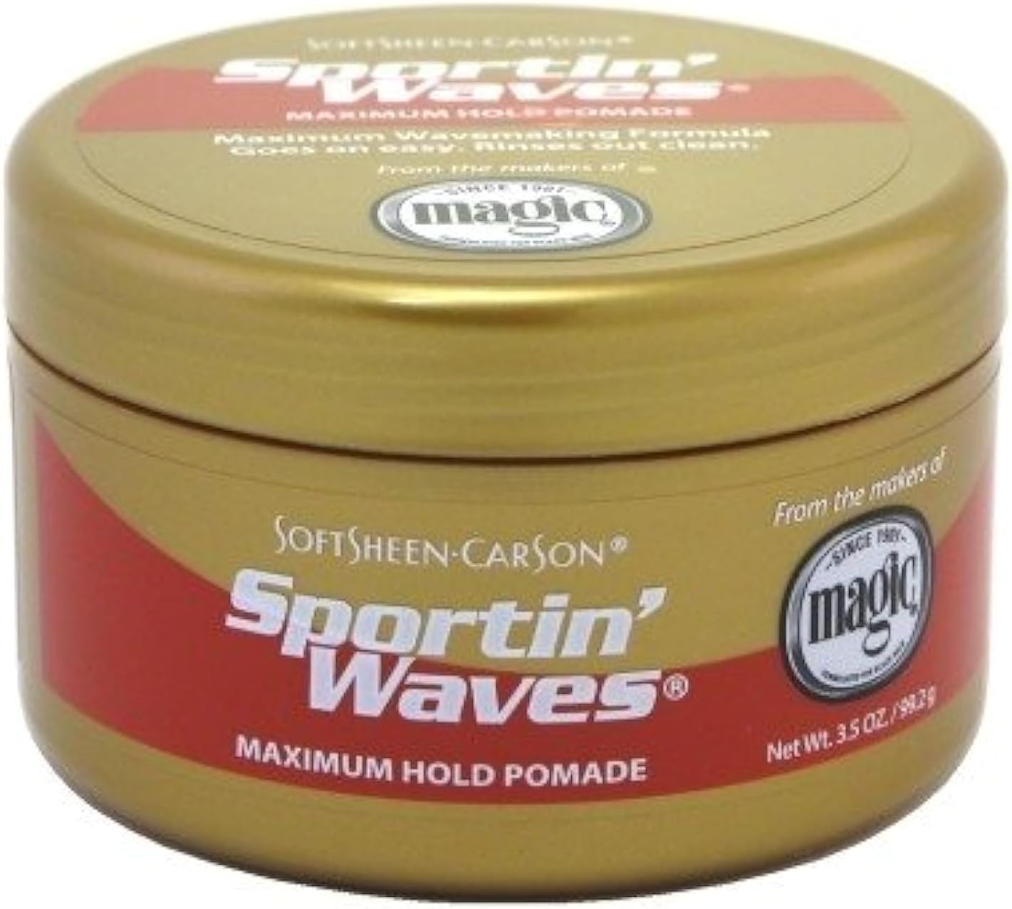 Amazon.com: Soft Sheen Sportin Waves Maximum Hold Pomade 3.5 Oz. by ...