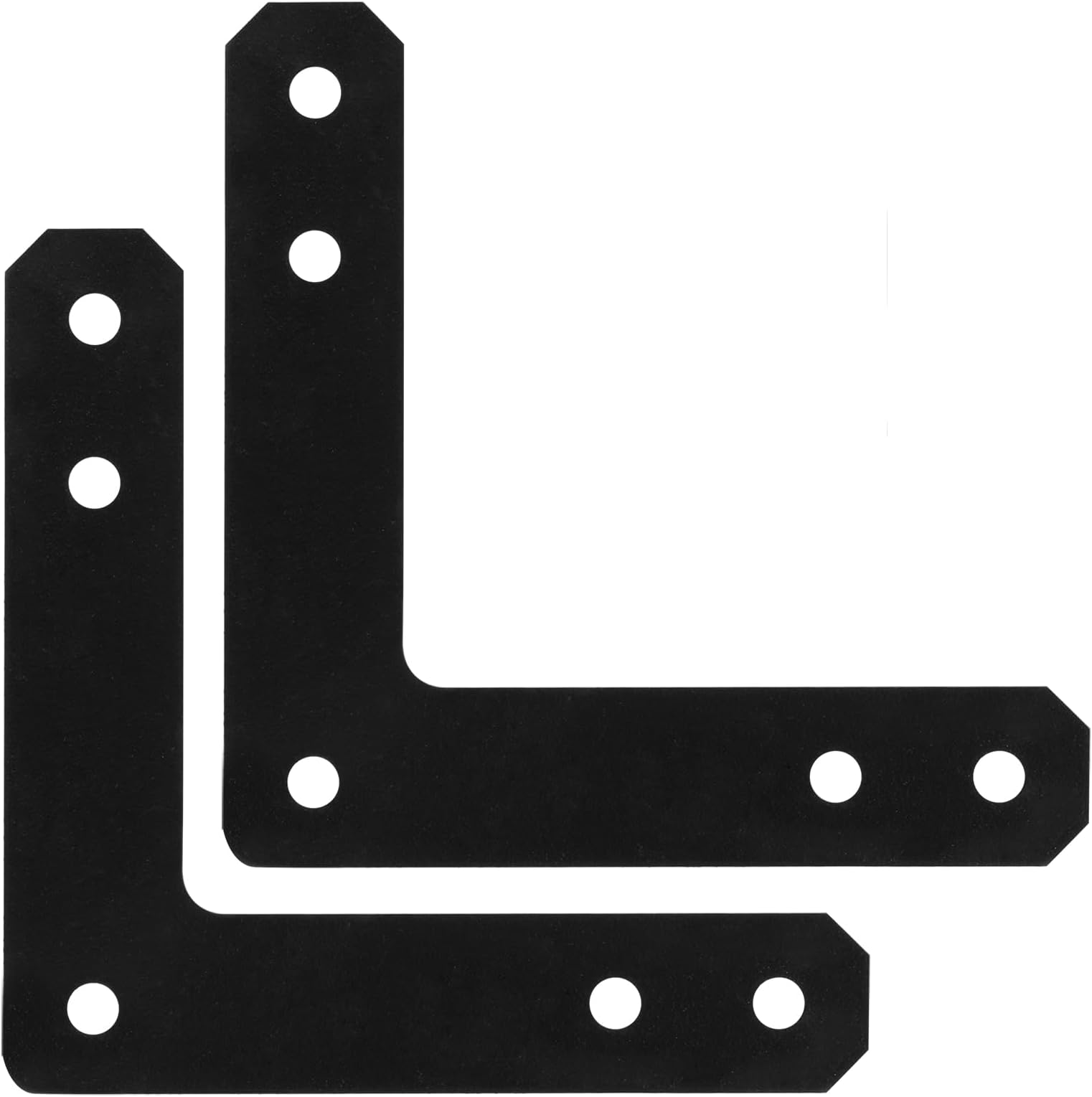 Amazon.com: MOUNTAIN_ARK 6 Pack Heavy Duty L Shape Flat Mending Plate ...