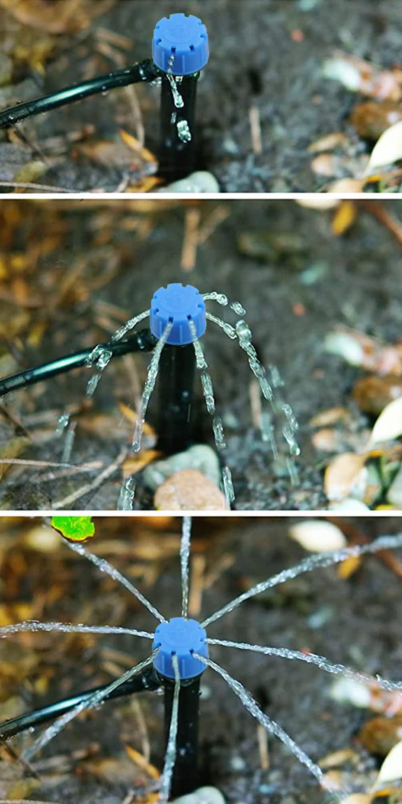 Snapklik.com : JAYEE 60 Pcs Drip Irrigation Emitters For 1/4 Inch Drip ...