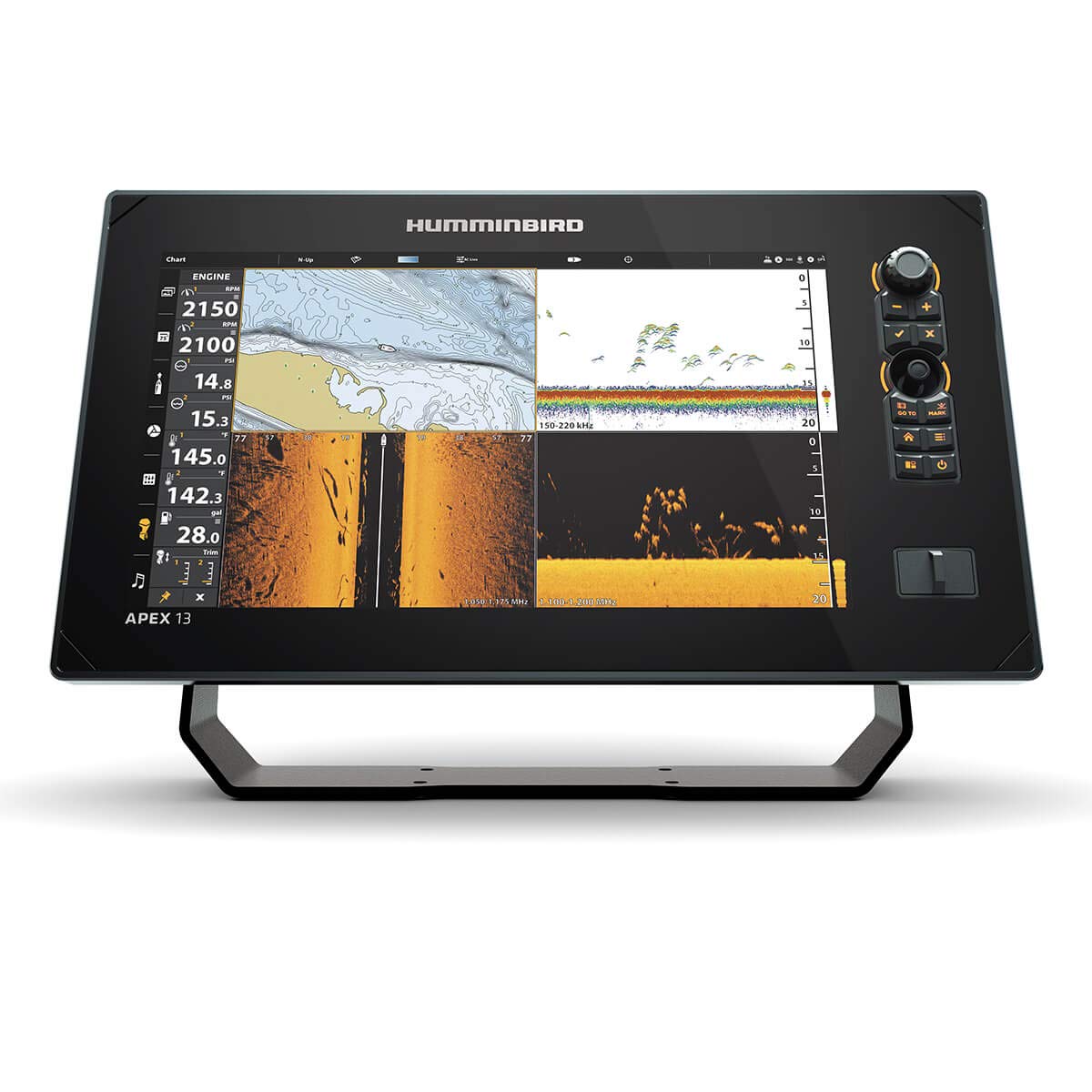 Snapklik.com : Humminbird APEX 13 CHARTPLOTTER GPS Fish Finder