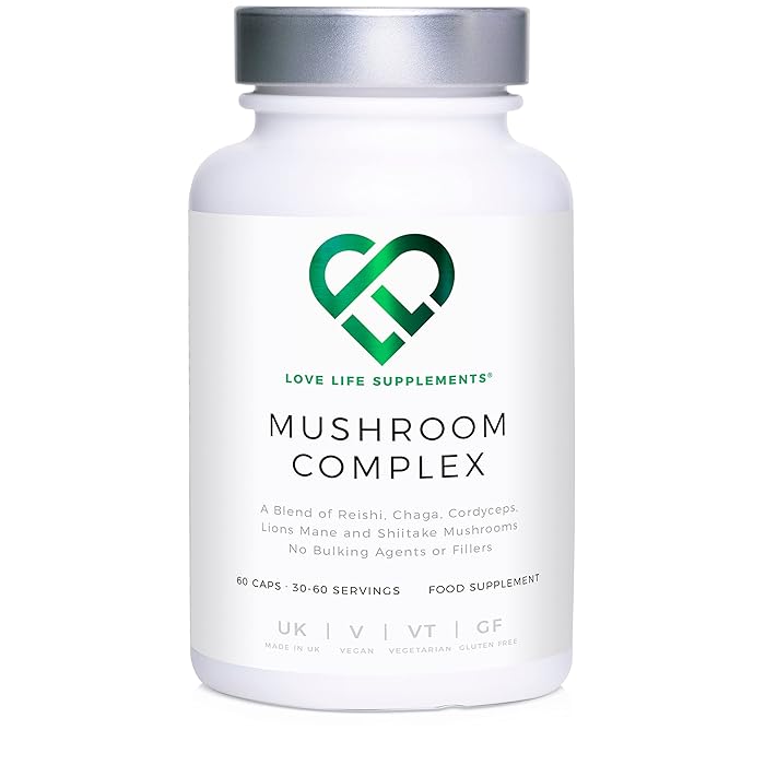 Buy Mushroom Complex by LLS | Contains Reishi, Chaga, Cordyceps, Lions Mane and Shiitake ...
