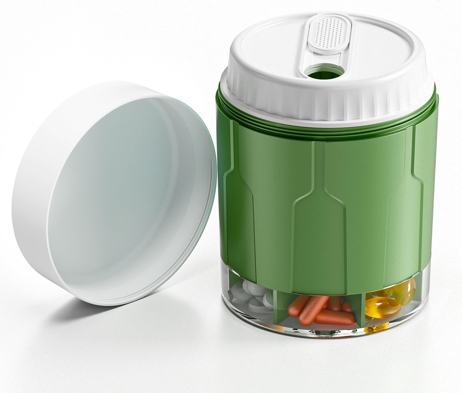 Amazon.com: Large Pill Organizer, Daily Pill Dispenser Bottles with 7 ...