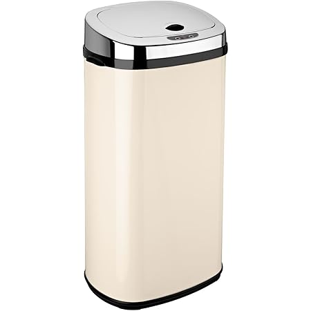 Cream Touch Top Kitchen Bin - 42L - Moda Bin With Lift Up Lid : Amazon ...