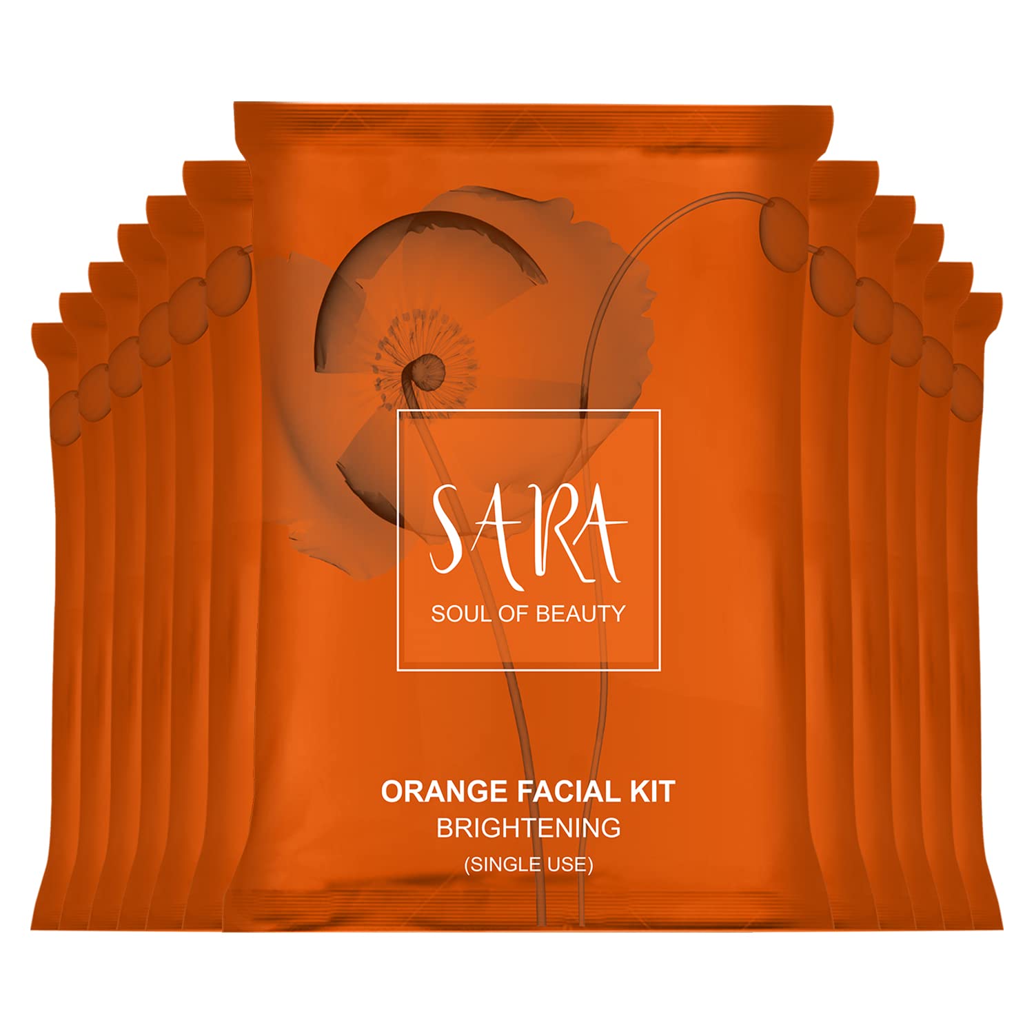 SARA Orange Facial Kit For Skin Cleansing & Brightening (12 x 40gm ...
