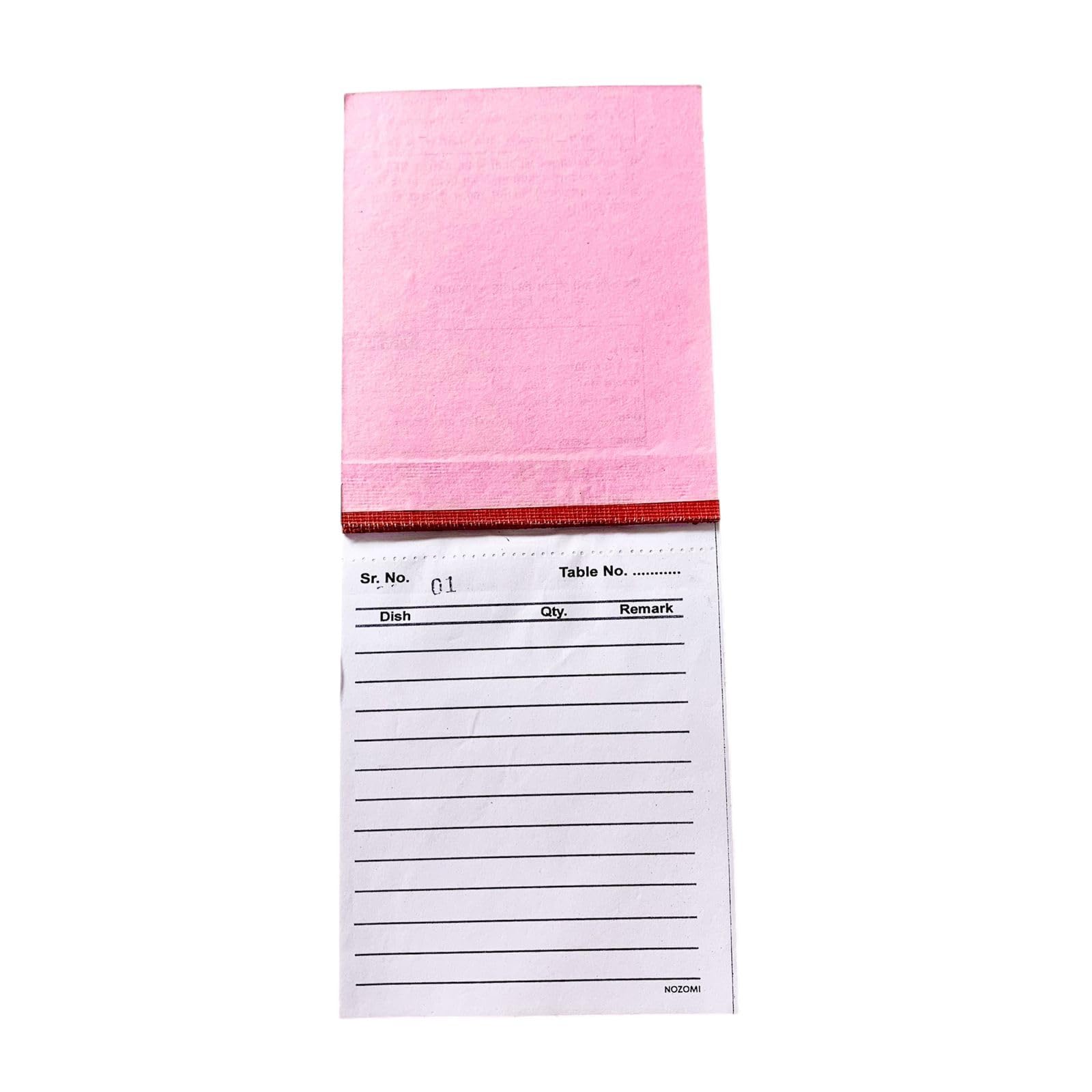 NOZOMI Printed Restaurant KOT Book, Order Taking Book (100+100 Sheets ...