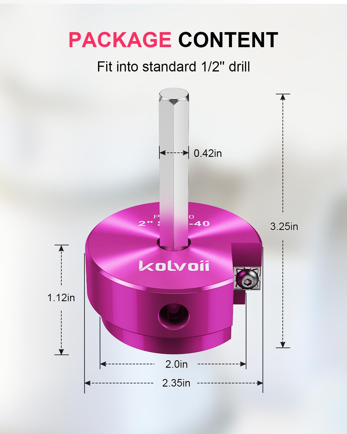 Snapklik.com : 2 Inch PVC Pipe Reamer, PVC Fitting Saver For SCH 40 ...