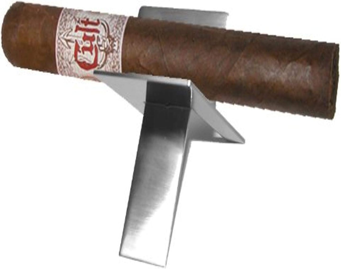 Amazon.com: Stainless Steel Cigar Stand, Foldable, Portable Pocket Size ...