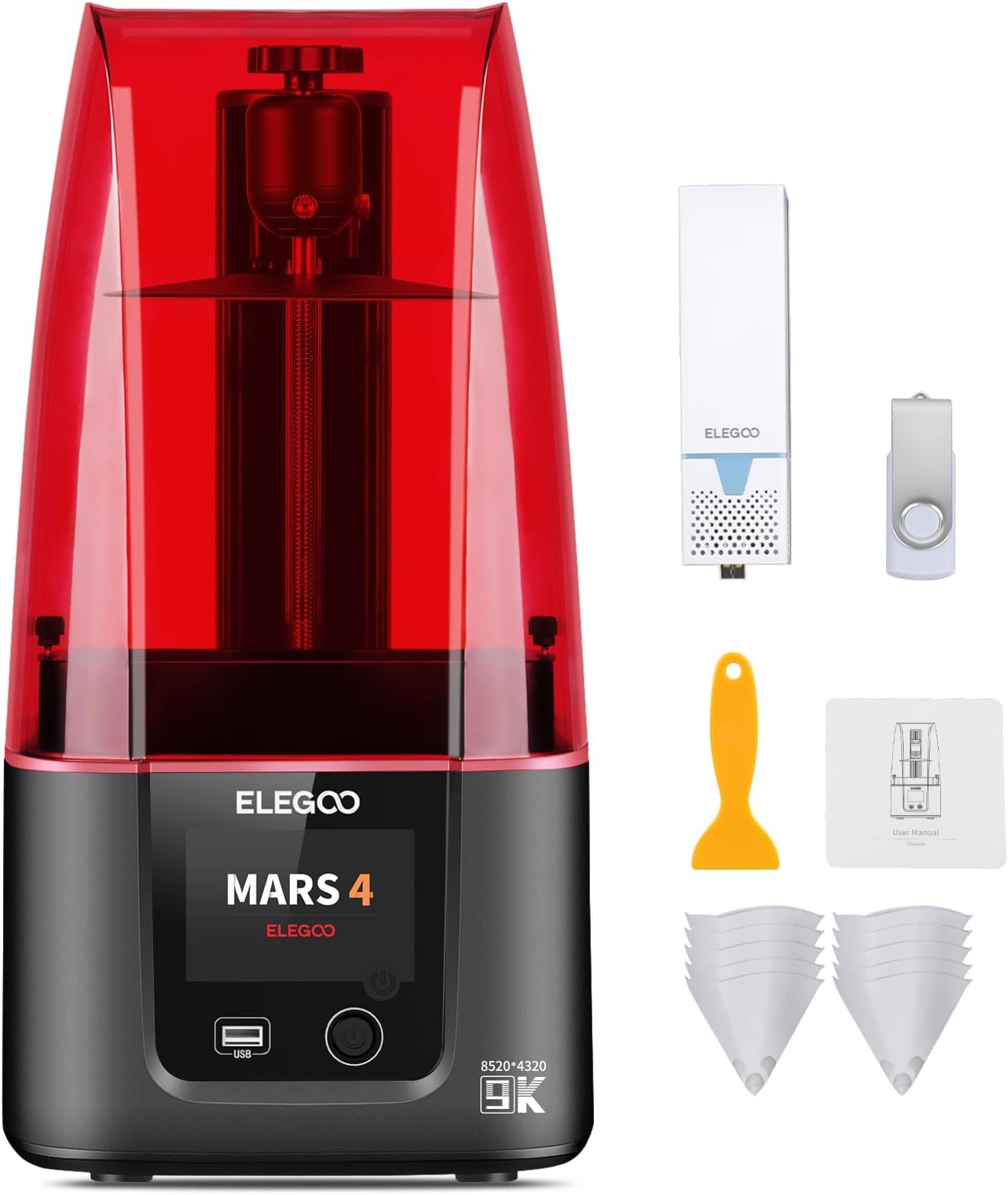 Amazon.com: ELEGOO Mars 3 Pro Resin 3D Printer and ELEGOO Mercury Plus ...