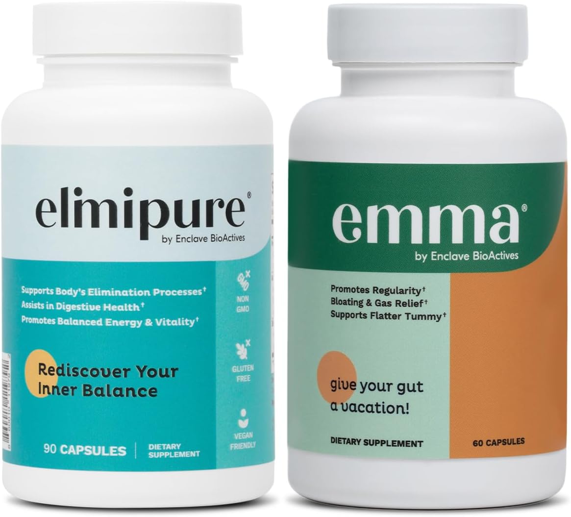 Amazon.com: Emma Gut Health & Elimipure Cleanse Bundle – Complete ...