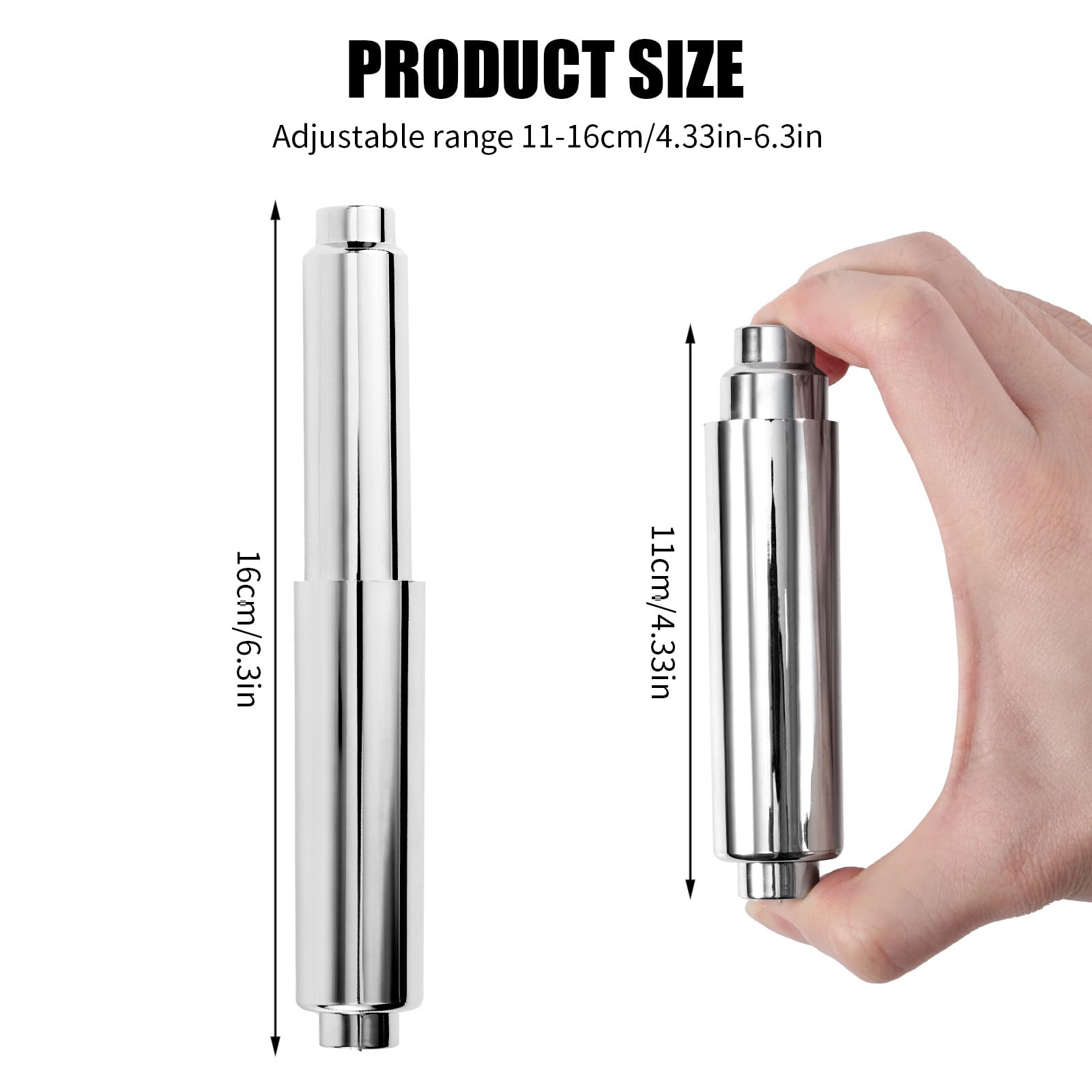 Snapklik.com : Toilet Paper Holder Roller Replacement, Plastic ...