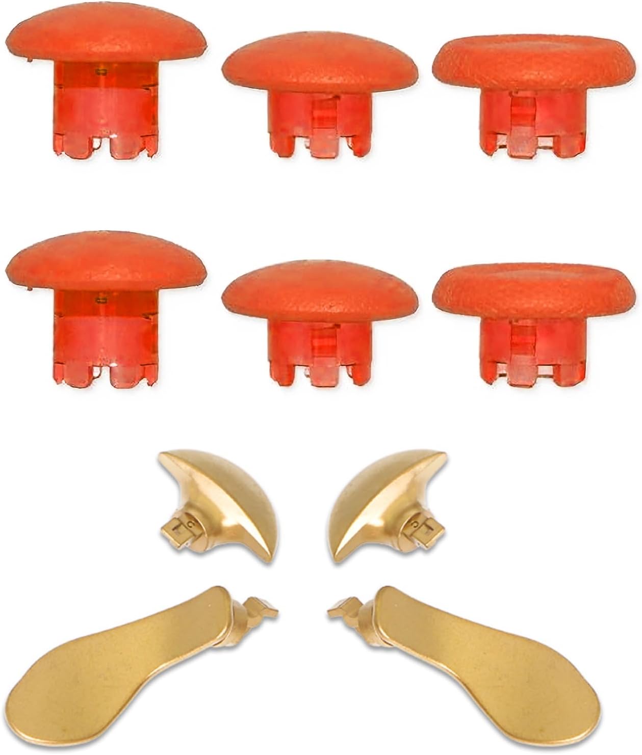 Amazon.com: Thumbsticks Paddles Trigger Buttons Replacement for PS5 ...