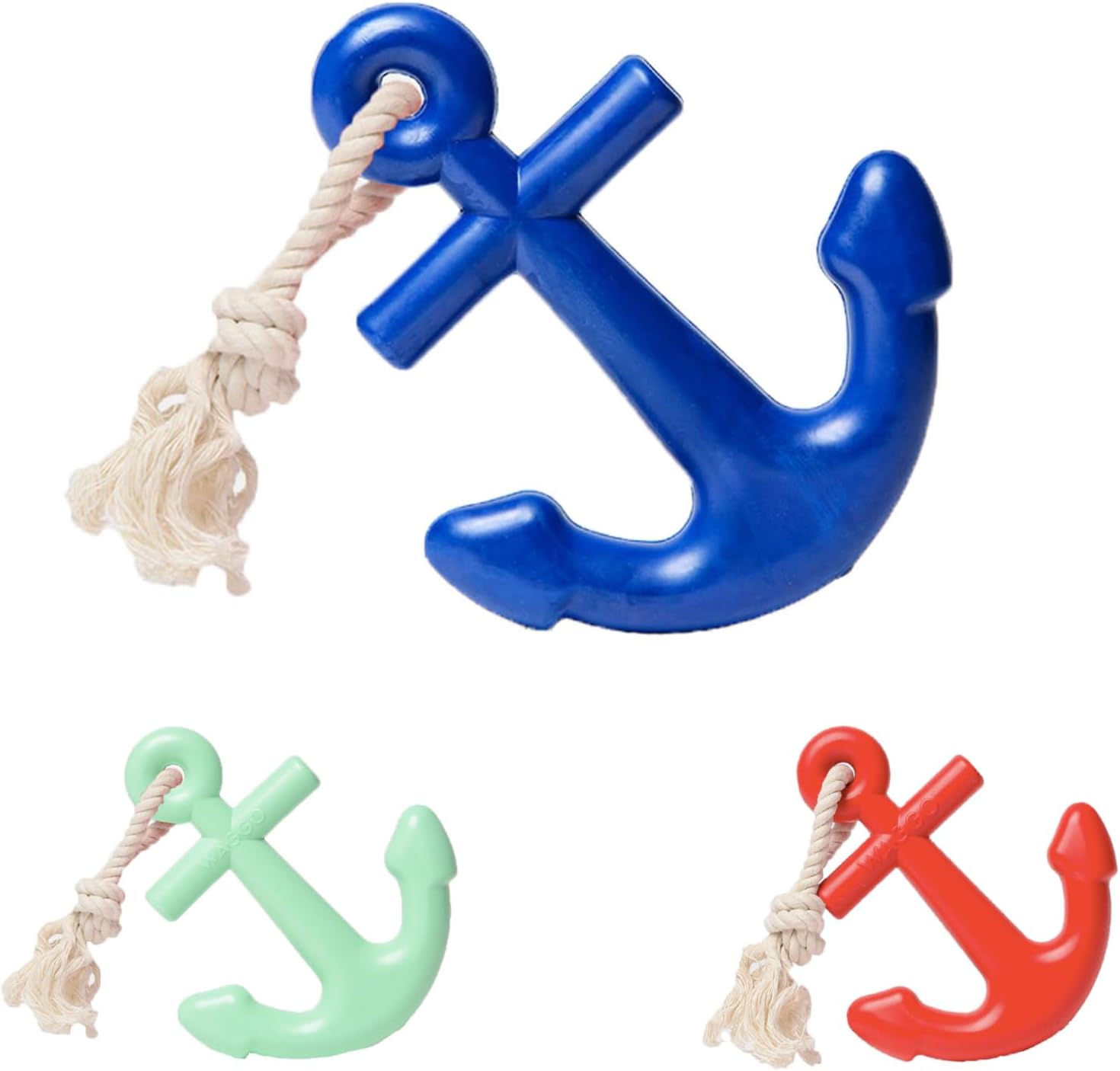 Pet Supplies : Harry Barker Blue Rope Anchor Dog Toy, Large : Amazon.com