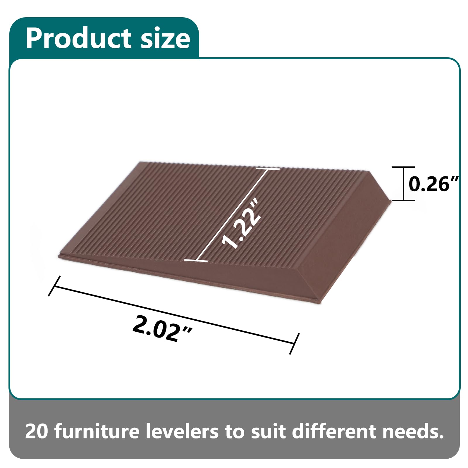 Snapklik.com : Furniture Levelers, 30Pcs Flexible Multi-Purpose Rubber ...