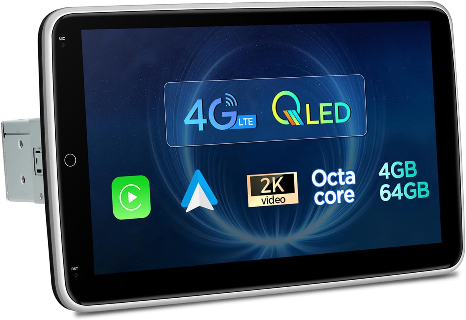 Amazon.com: XTRONS 10.1 Inch Universal Single Din Rotatable Android 13 ...