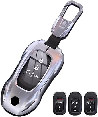 Amazon.com: Zinc Alloy Key Fob Cover Case, Keychain, Metal Key Shell ...