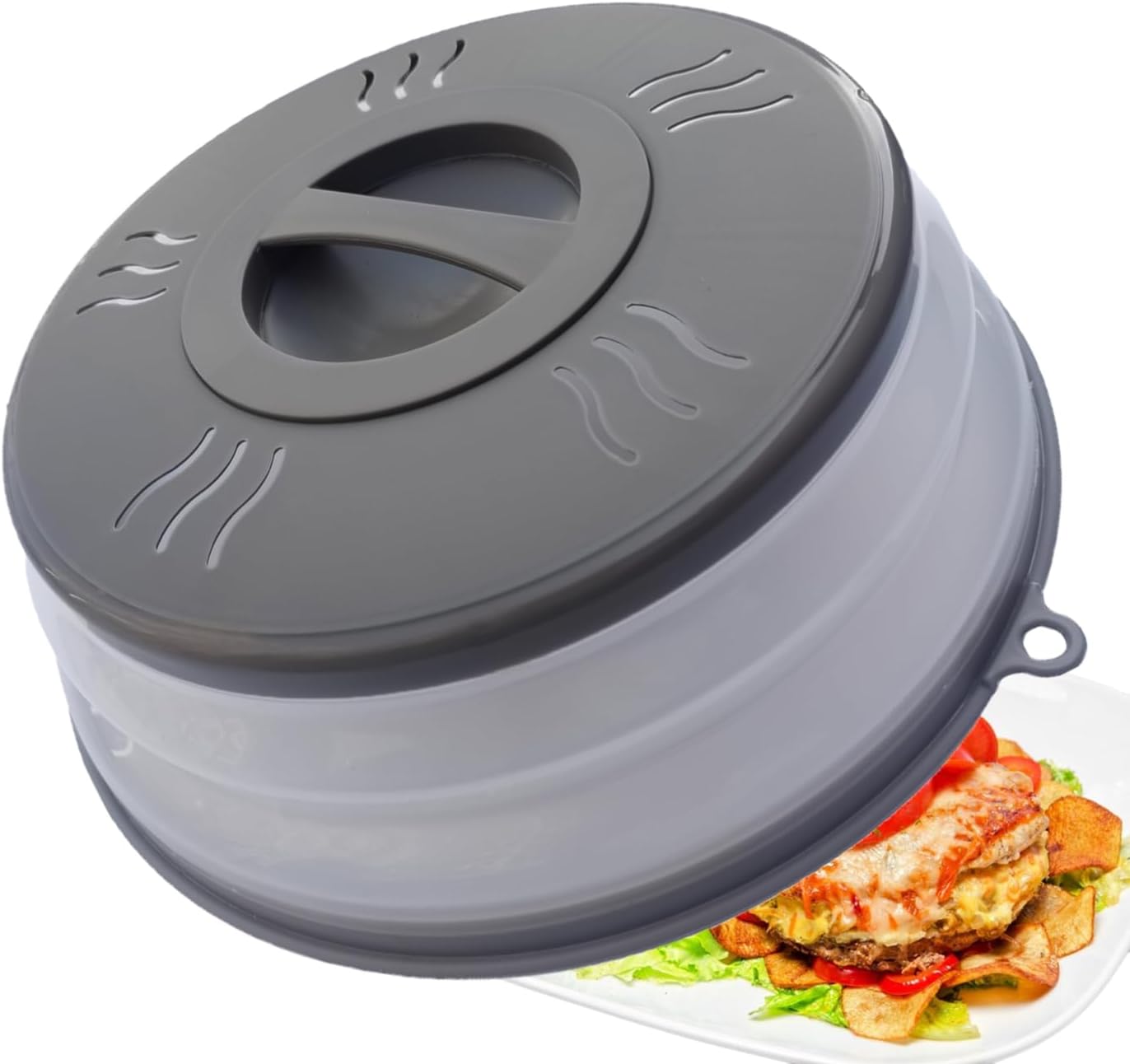 Amazon.com: Microwave Splatter Cover Vented for Food, Microwave Plate ...