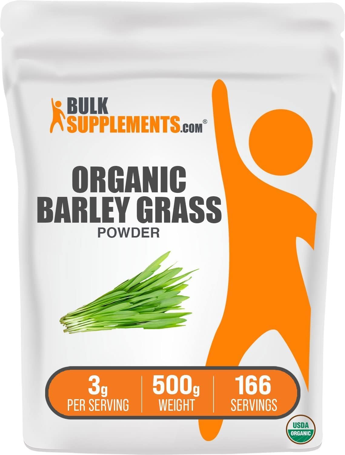 Amazon.com: BulkSupplements.com Organic Barley Grass Powder - Green ...