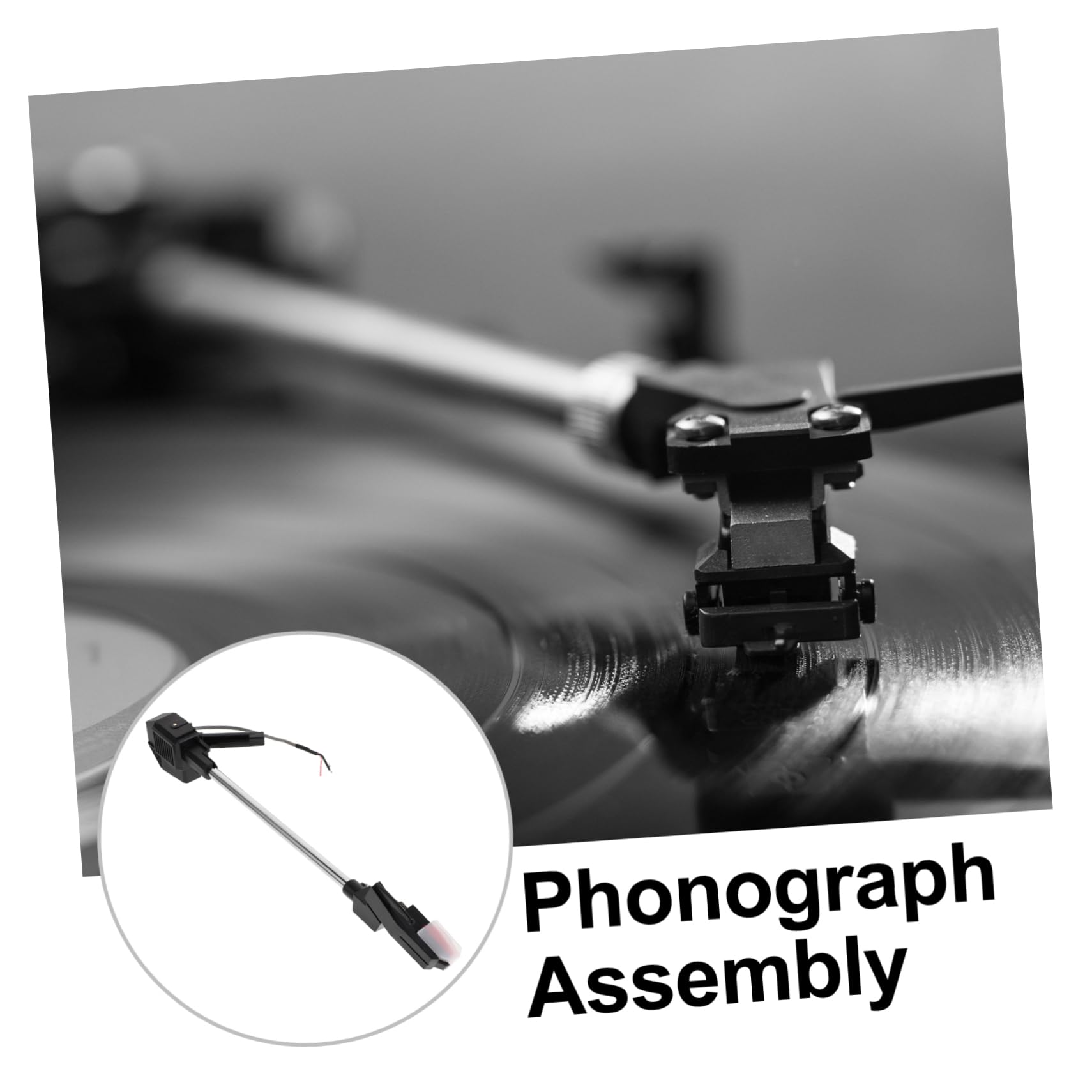 JOINPAYA Gramophone Tone Arm Phonograph Attachment Vinyl Player ...