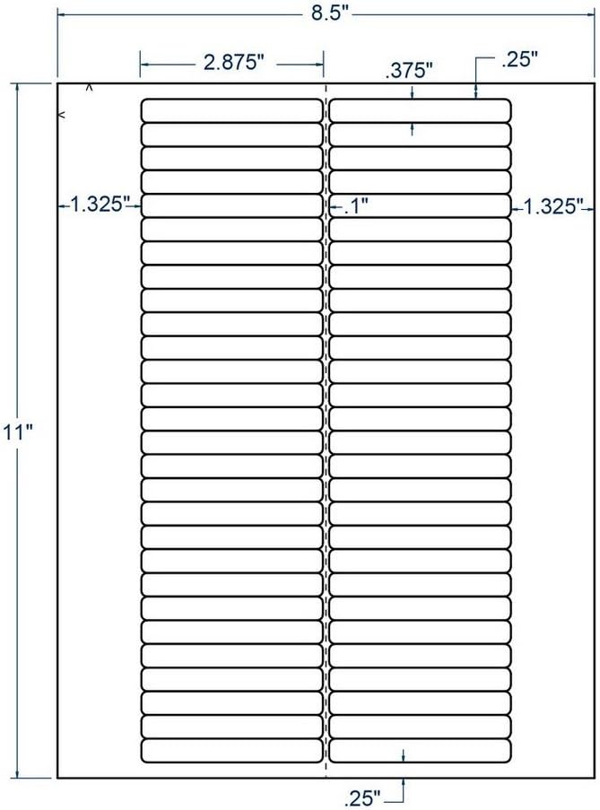 Amazon.com : 2.875" x 0.375" White 8mm Data Tape Removable Label, 56 ...