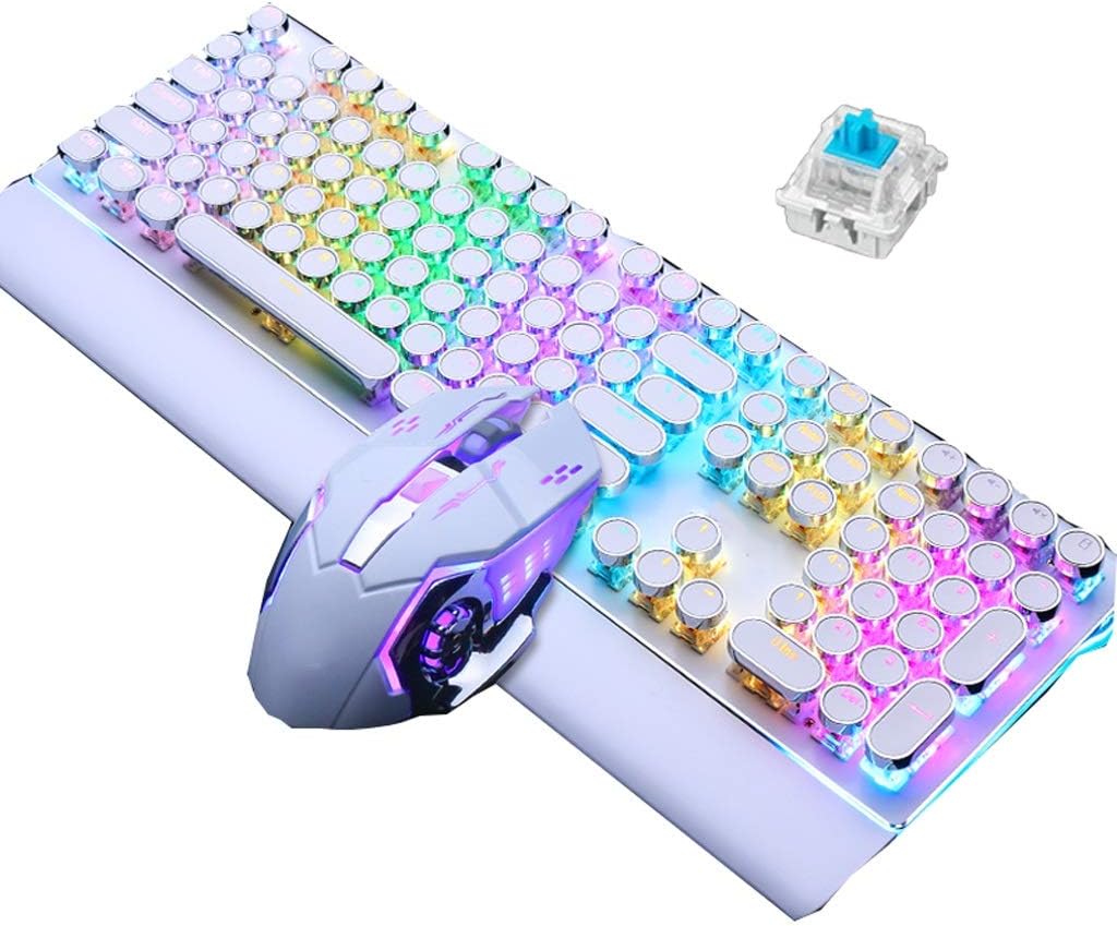 Amazon.com: ARCH Mechanical Keyboard and Mouse Combo RGB Gaming ...