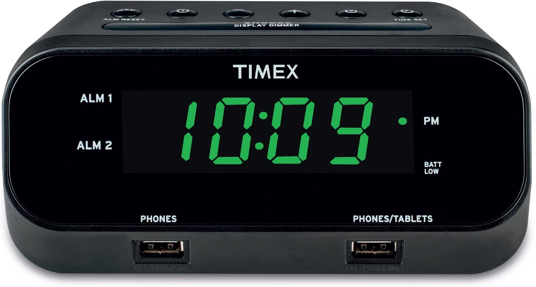Amazon.com: Timex Alarm Clock with USB Charging Station, RediSet ...