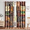 Amazon.com: MIZSYE African Patchwork Style Curtains African Black Women ...