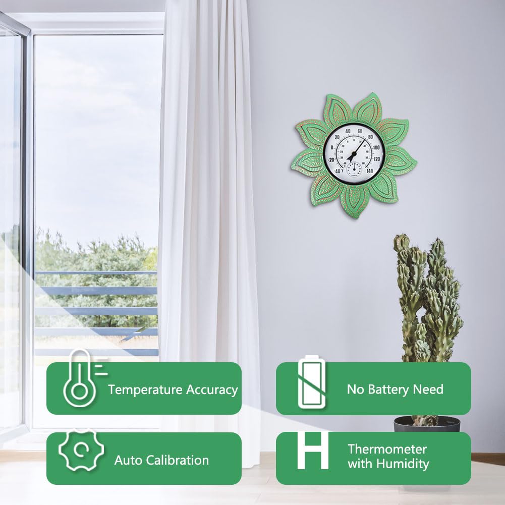 Snapklik.com : DREAMSKIP 13.5 Inch Outdoor Thermometer, Large Number ...