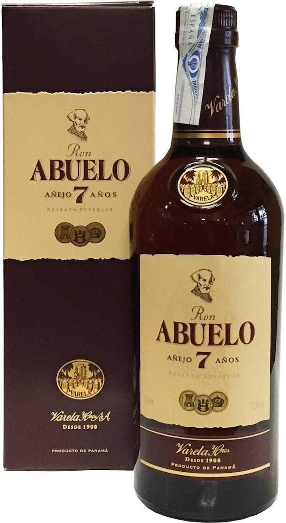 Ron Abuelo 7 Años 1L : Amazon.com.mx: Alimentos y Bebidas