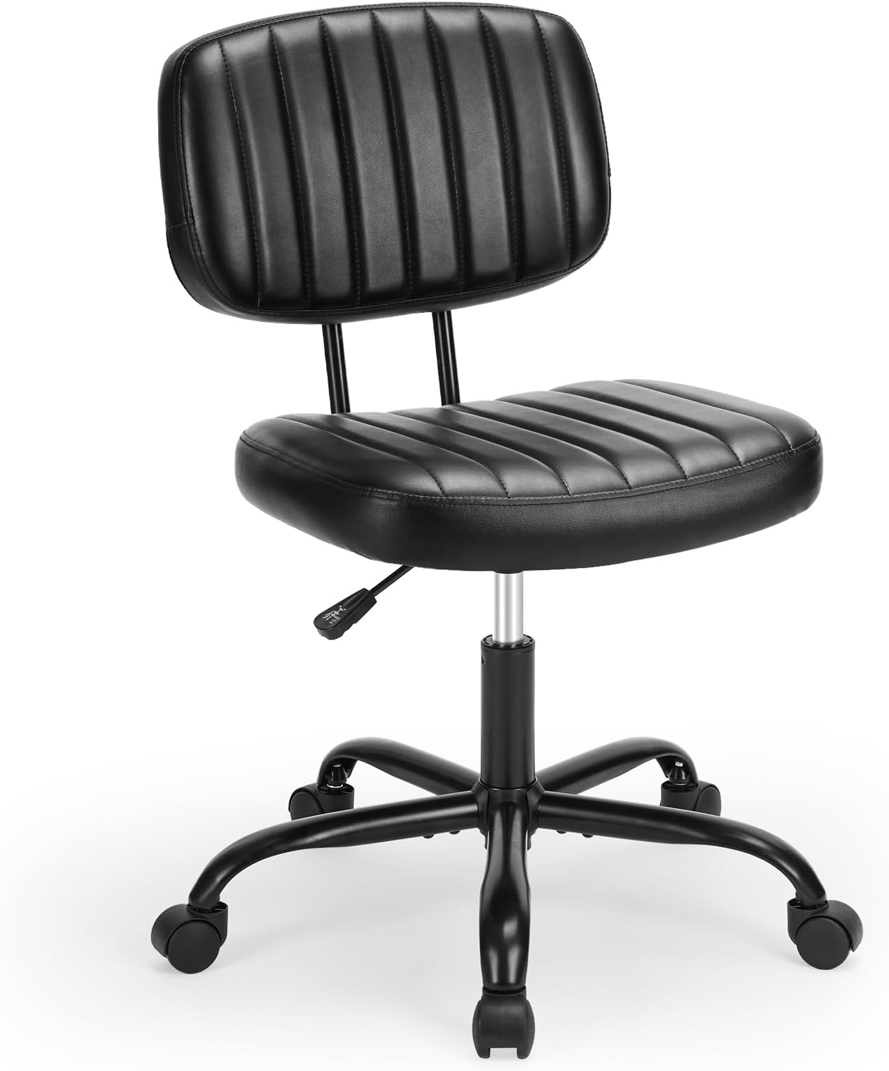 Amazon.com: Sweetcrispy Small Desk Chair Armless,Comfortable Office ...