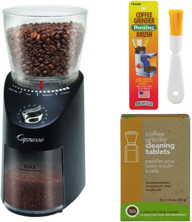 Amazon.com: Capresso 570.01 Infinity Plus Commercial Grade Conical Burr ...