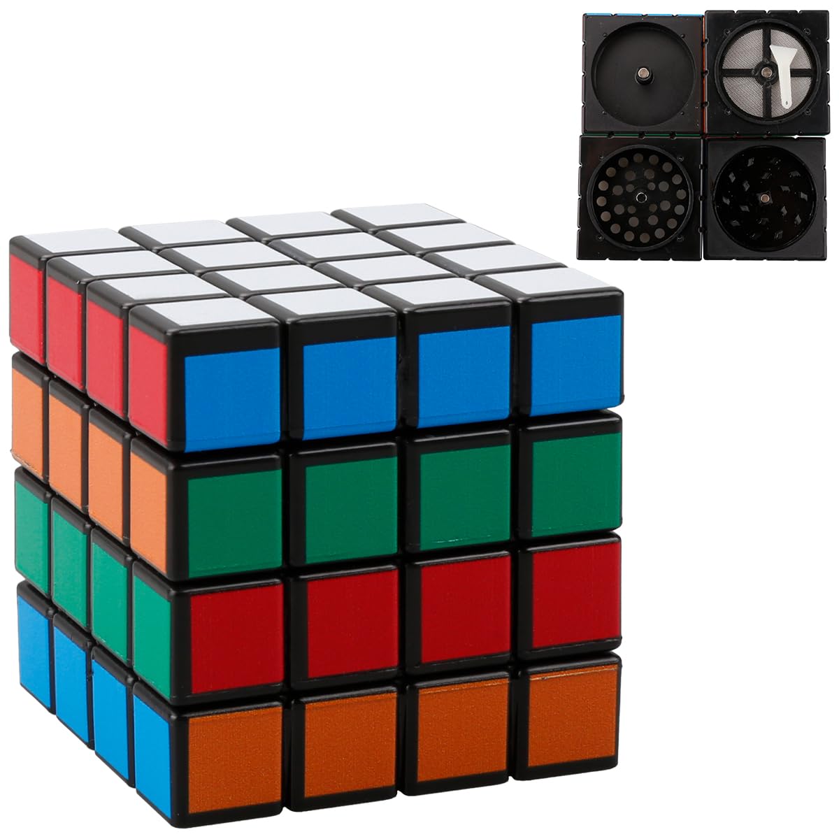 GLADFRESIT 4x4x4 Magic Cube Shape Coffee Grinder - Rubik's Cube Pepper ...