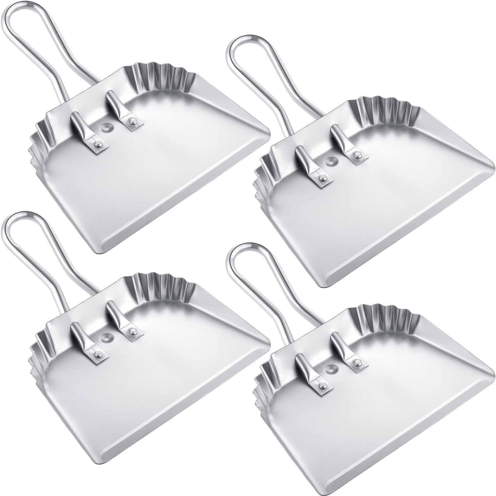 Amazon.com: PHYEX 3-Pack 17" Heavy Duty Metal Dust Pans, Wide Dustpans ...