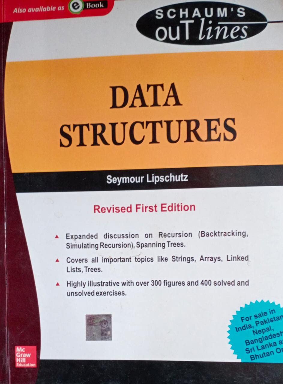 Amazon.in: Buy Data Structures schaum 's series (Condition Note:- Note ...