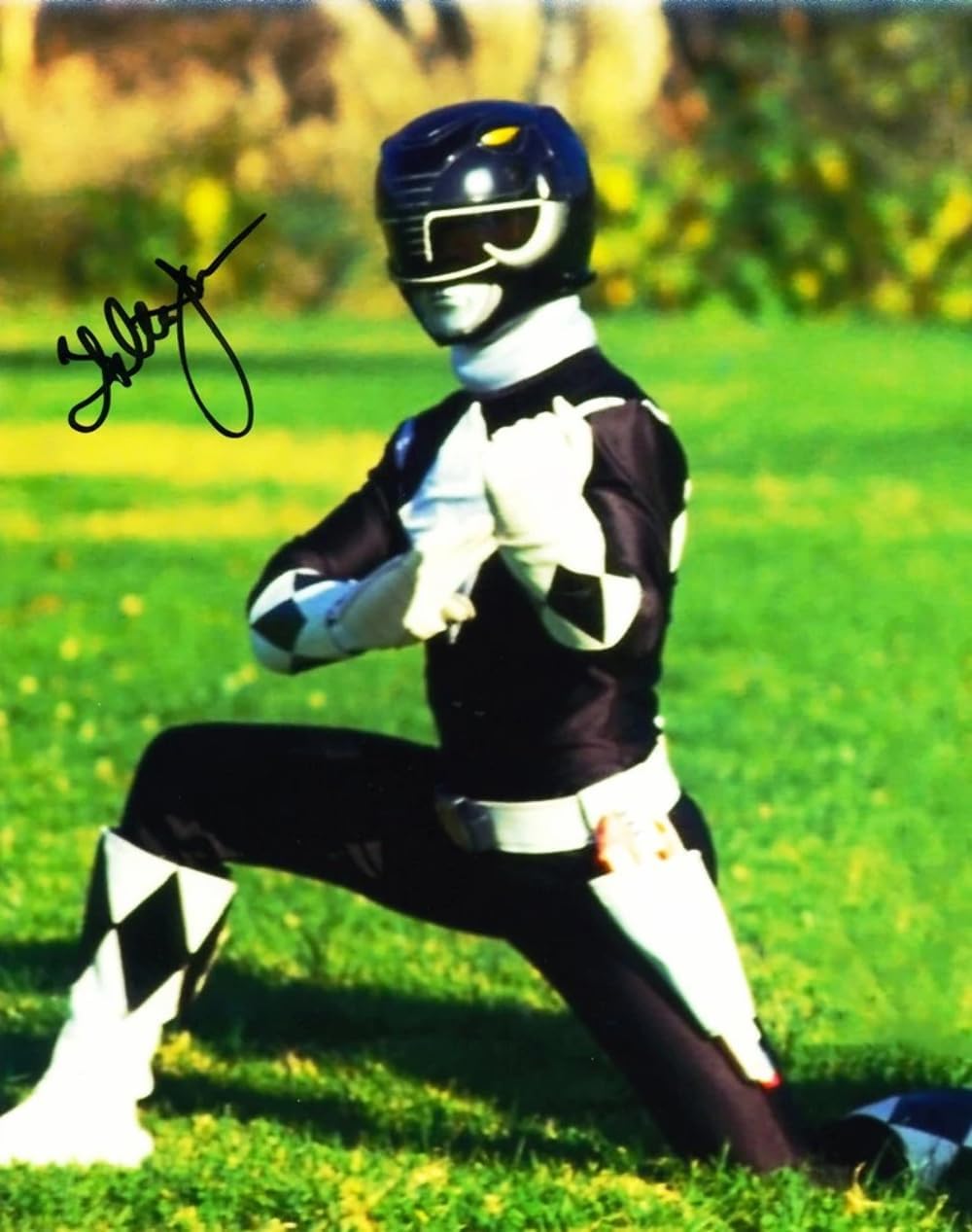 WALTER JONES as Zack Taylor/The Black Ranger - Mighty Morphin Power ...