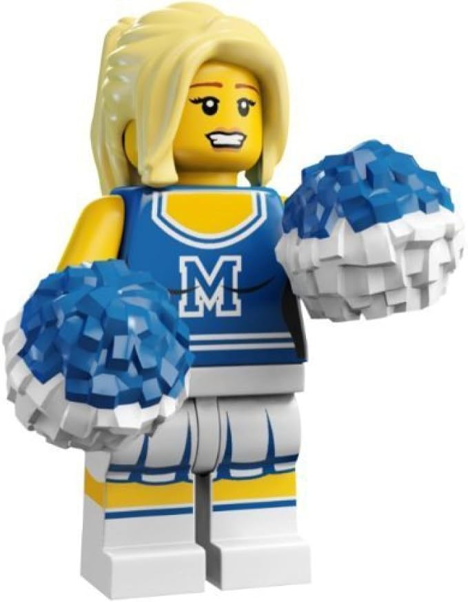 LEGO 8683 - Minifigur Cheerleader aus Sammelfiguren-Serie 1: Amazon.de ...