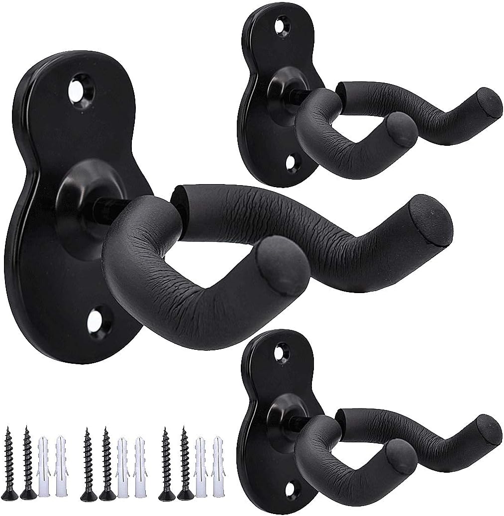 Amazon.com: Donux Guitar Wall Mount,Ukulele Hanger Hook Holder Stand ...