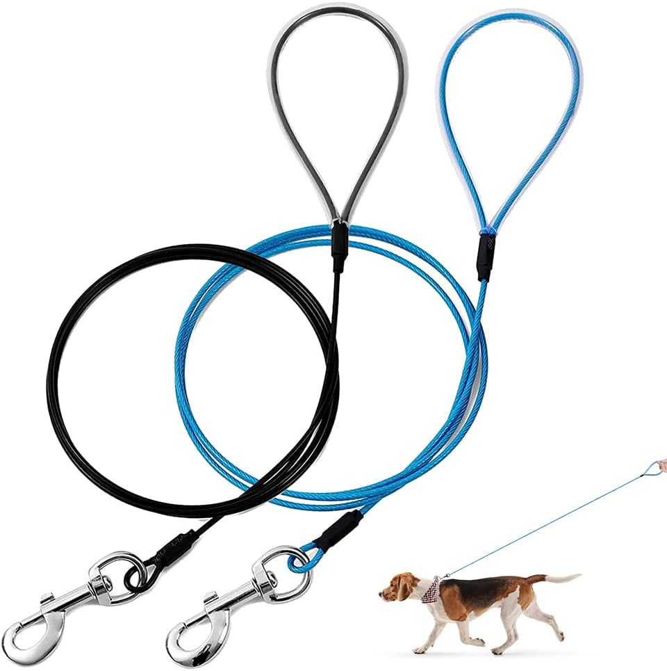 Amazon.com : Xindojuz 2 PCS Chew Proof Dog Leash Extender for Training ...