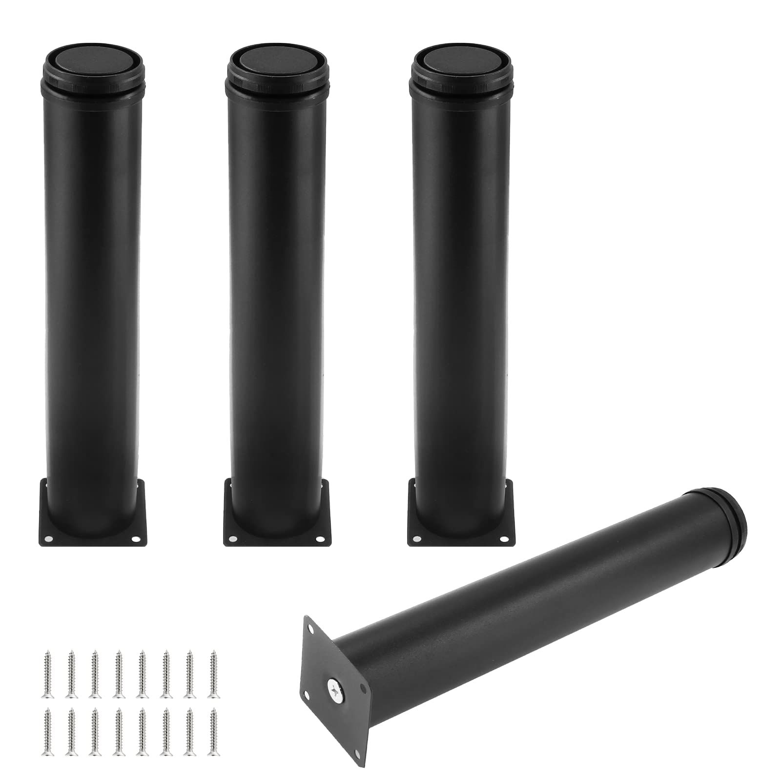 Amazon.com: Kyuionty Set of 4 Stainless Steel Furniture Legs 12 Inch ...