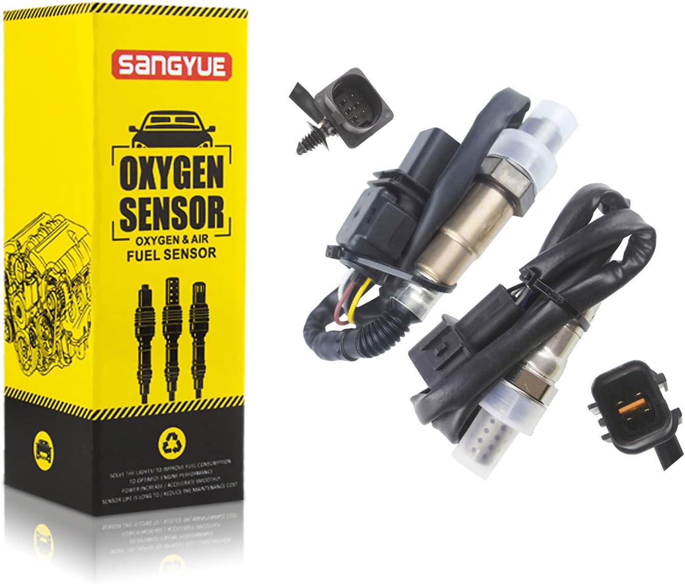 Amazon.com: Sangyue 2PCS Oxygen O2 Sensor 1 & 2 for 2018-2020 Hyundai ...