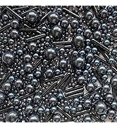 Amazon.com: Edible Red Sugar Pearls Candy Sprinkles 120G/ 4.23Ounce ...